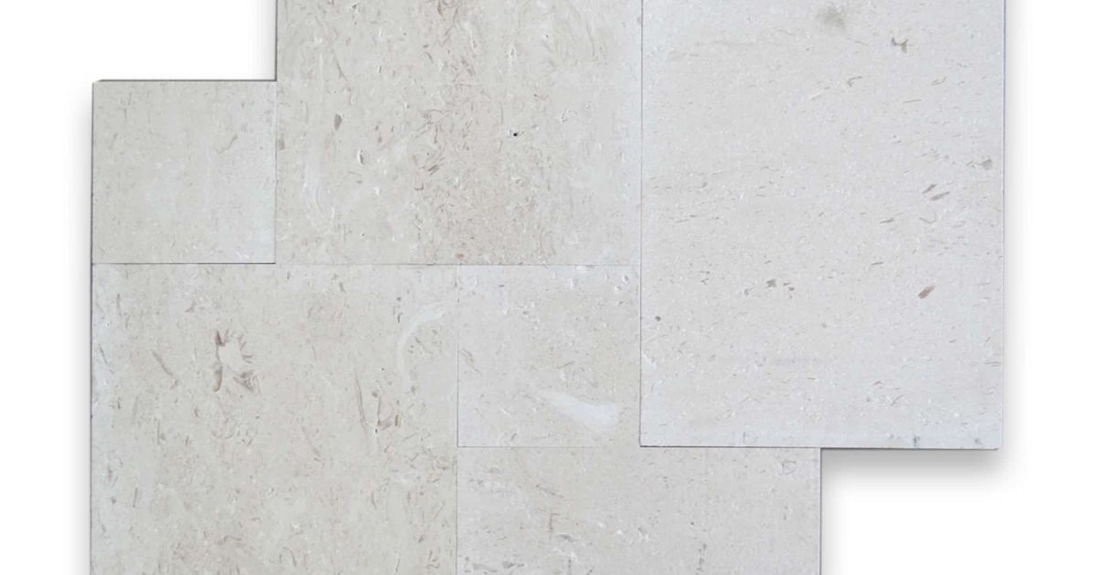 Shell Beige French Pattern Limestone Tile – LW Stone