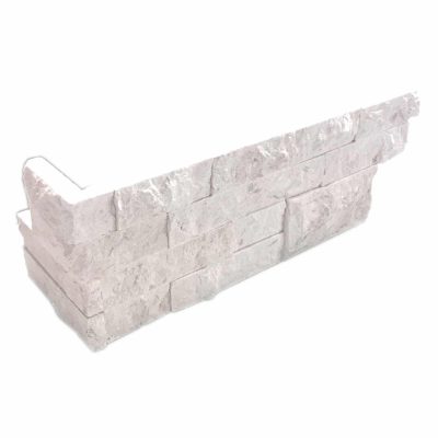 Shell Beige Splitface Ledger Corner – LW Stone