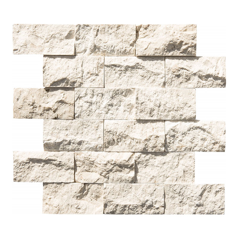 Shell Beige 2″x4″ Splitface Ledger – LW Stone