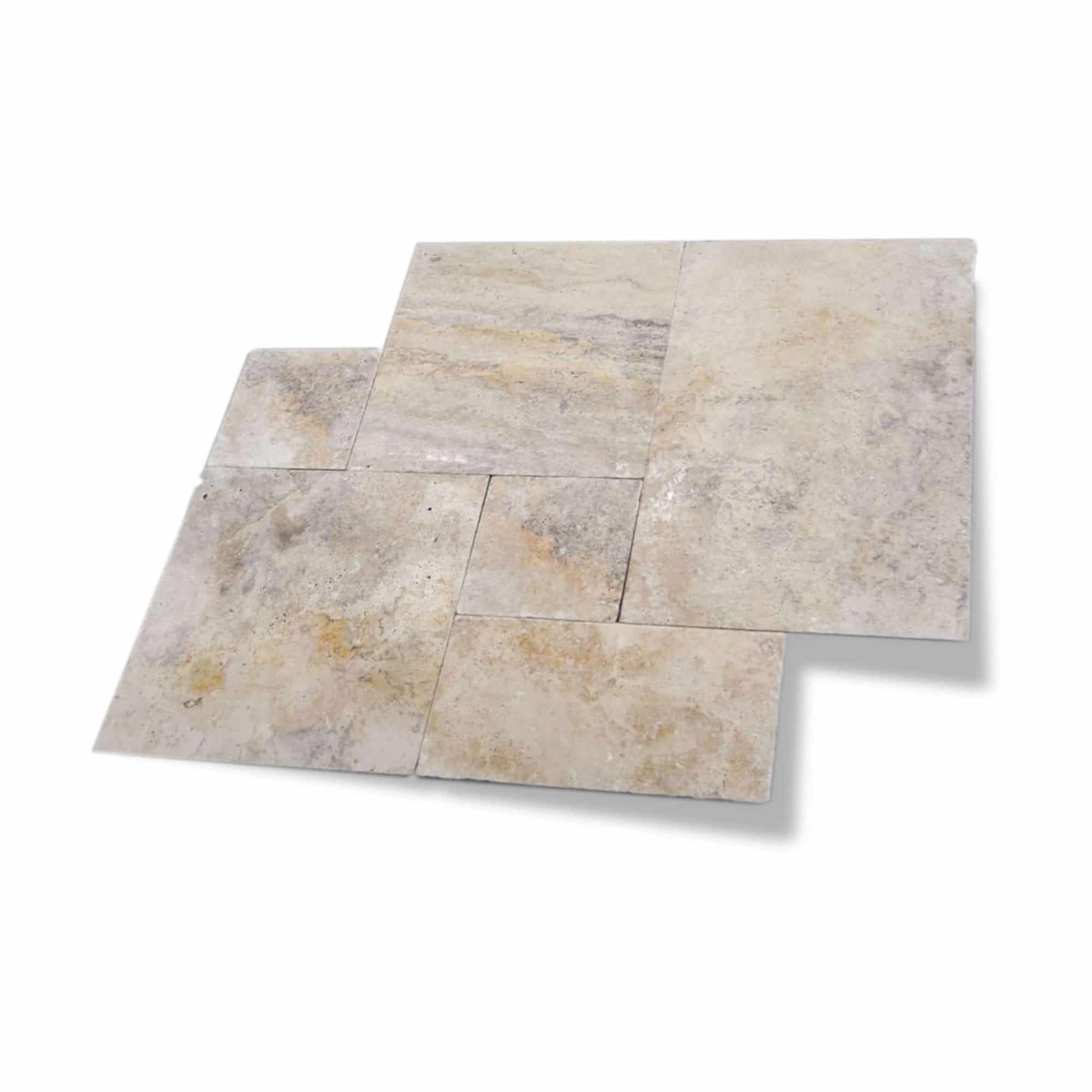 Country Classic French Pattern Travertine Paver – LW Stone