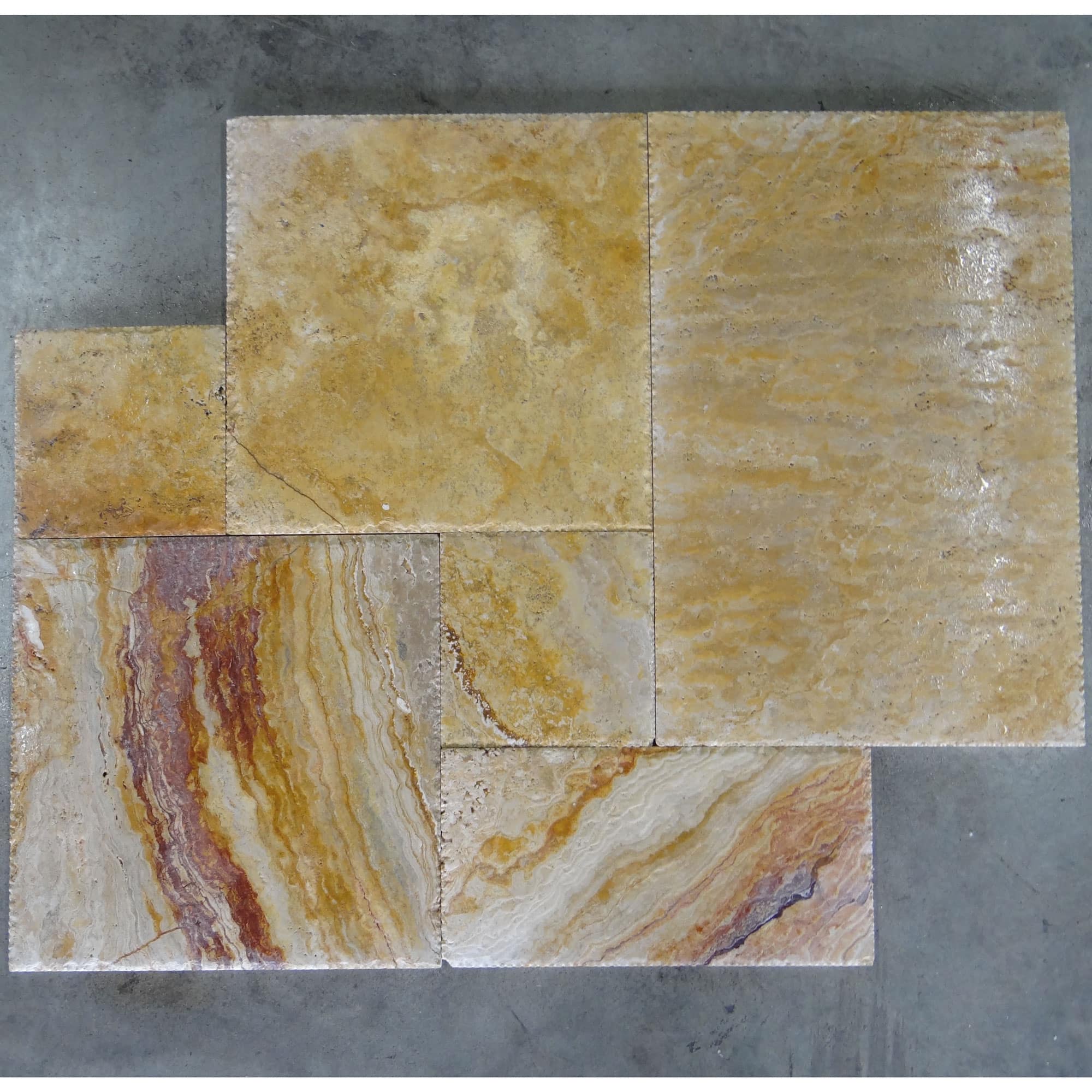 Autumn Blend French Pattern Travertine Tile – LW Stone