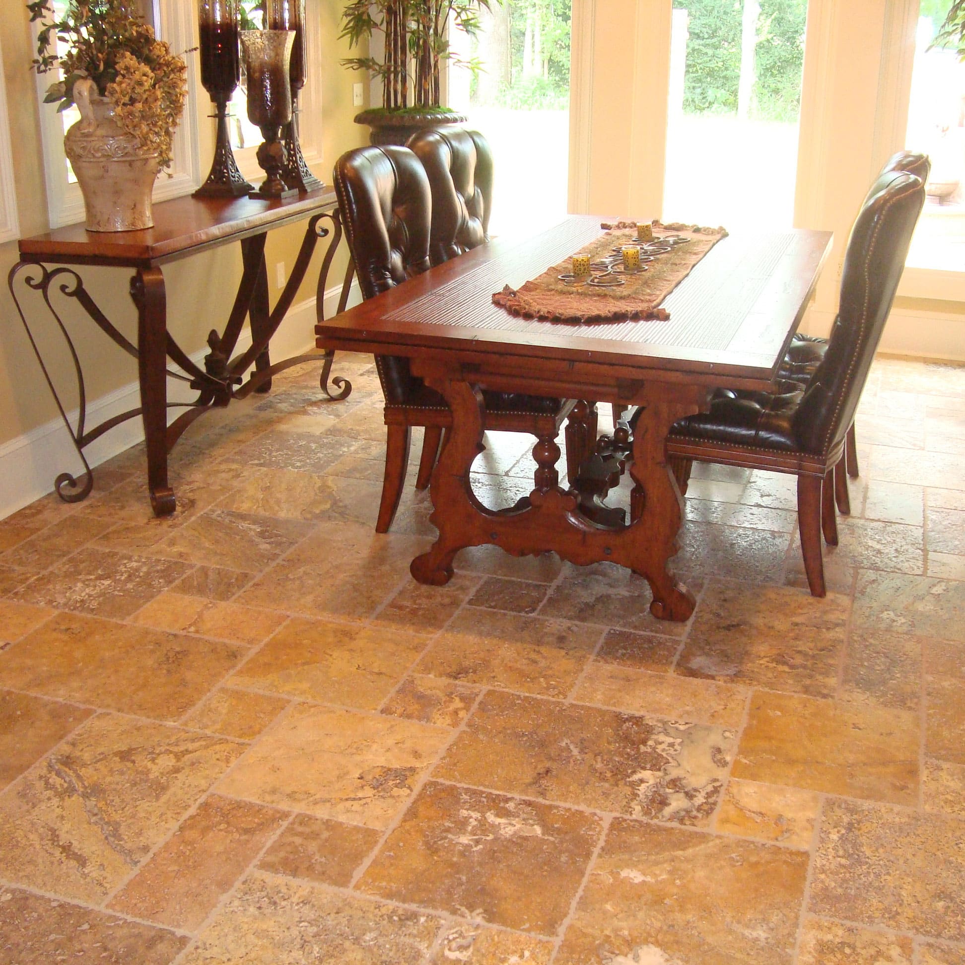 Gold French Pattern Travertine Tile – LW Stone