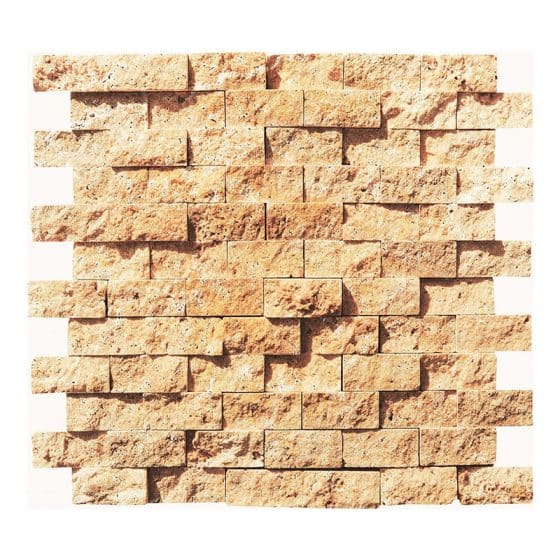 Gold 1″x2″ Splitface Ledger – LW Stone