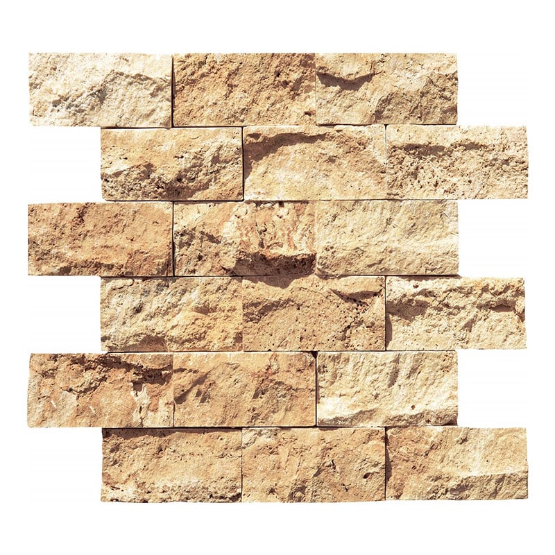 Gold 2″x4″ Splitface Ledger – LW Stone