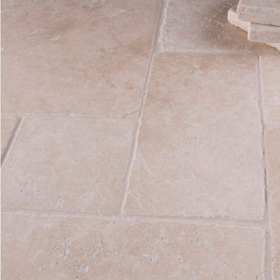 Ivory French Pattern Travertine Tile – LW Stone