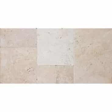 Ivory French Pattern Travertine Tile – LW Stone