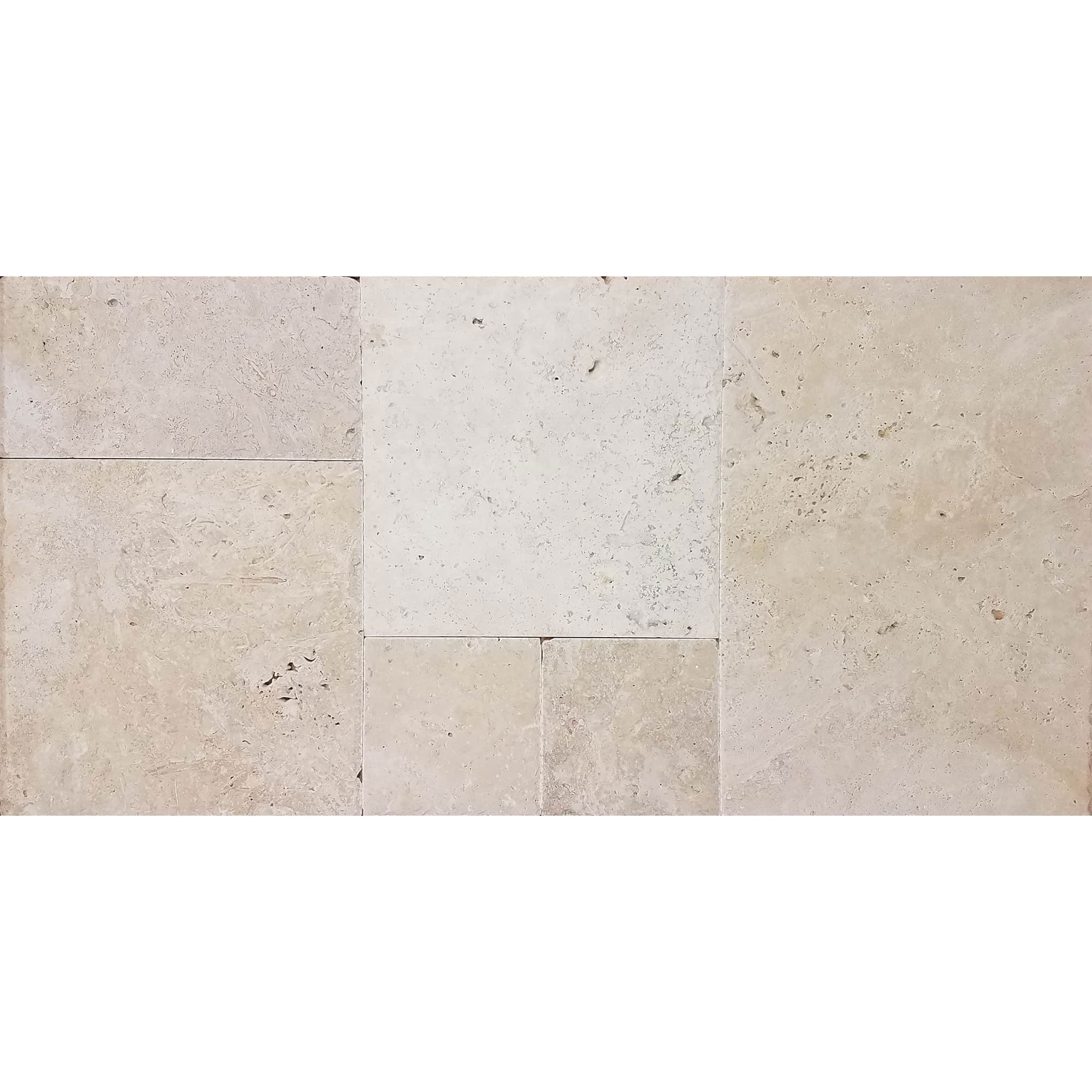 Ivory French Pattern Travertine Tile – LW Stone