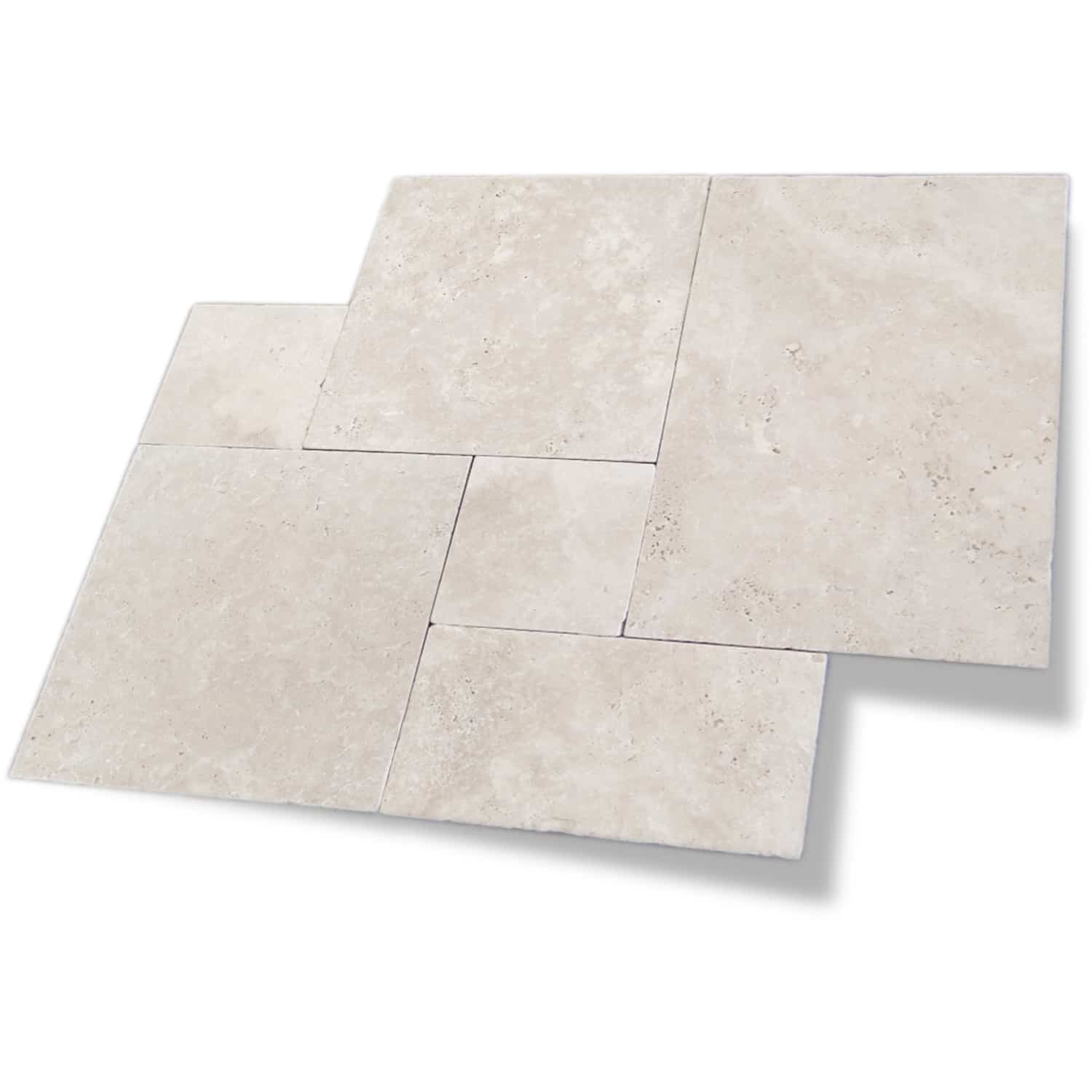 Ivory French Pattern Travertine Paver – LW Stone