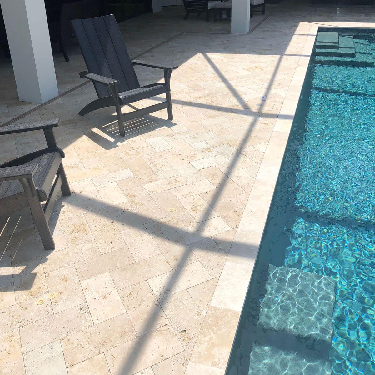 Ivory 6″x12″ Travertine Paver – LW Stone