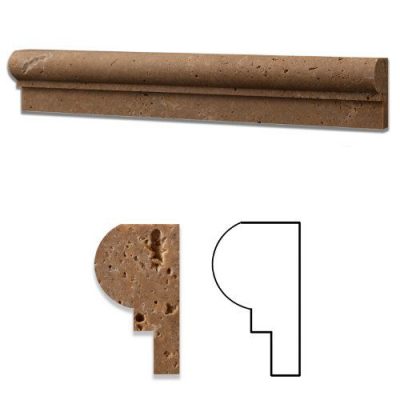 Noche Single Ogee Travertine Molding – LW Stone
