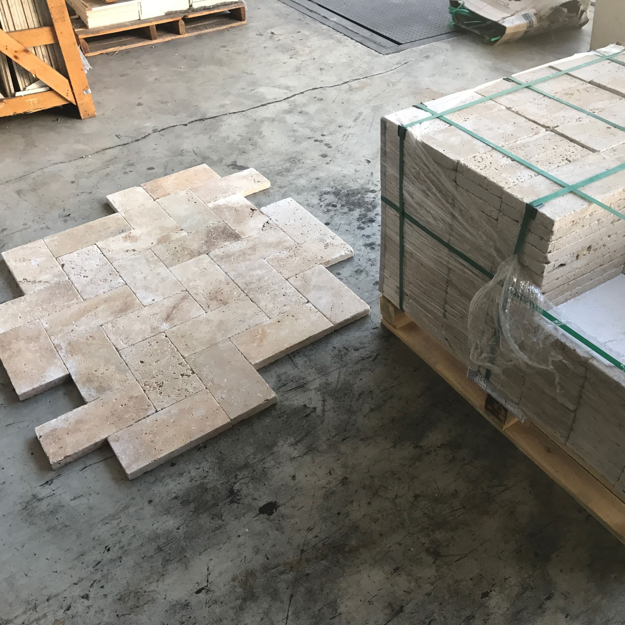 Walnut 6″x12″ Travertine Paver – LW Stone