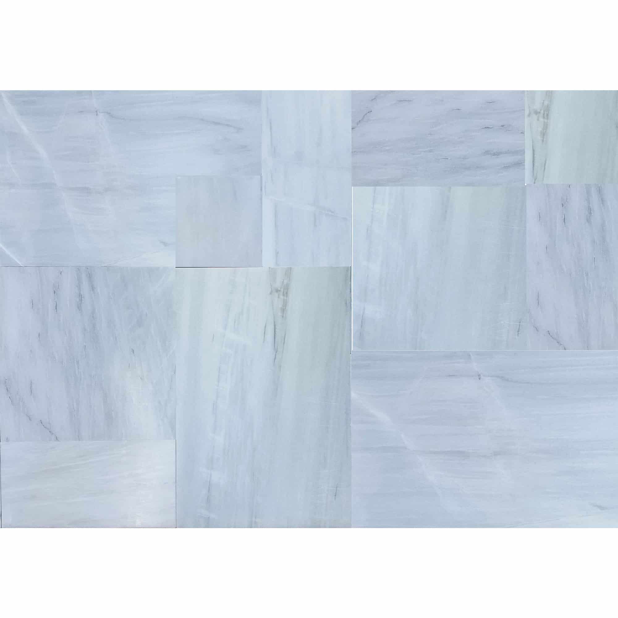 Ice White French Pattern Marble Tile – LW Stone