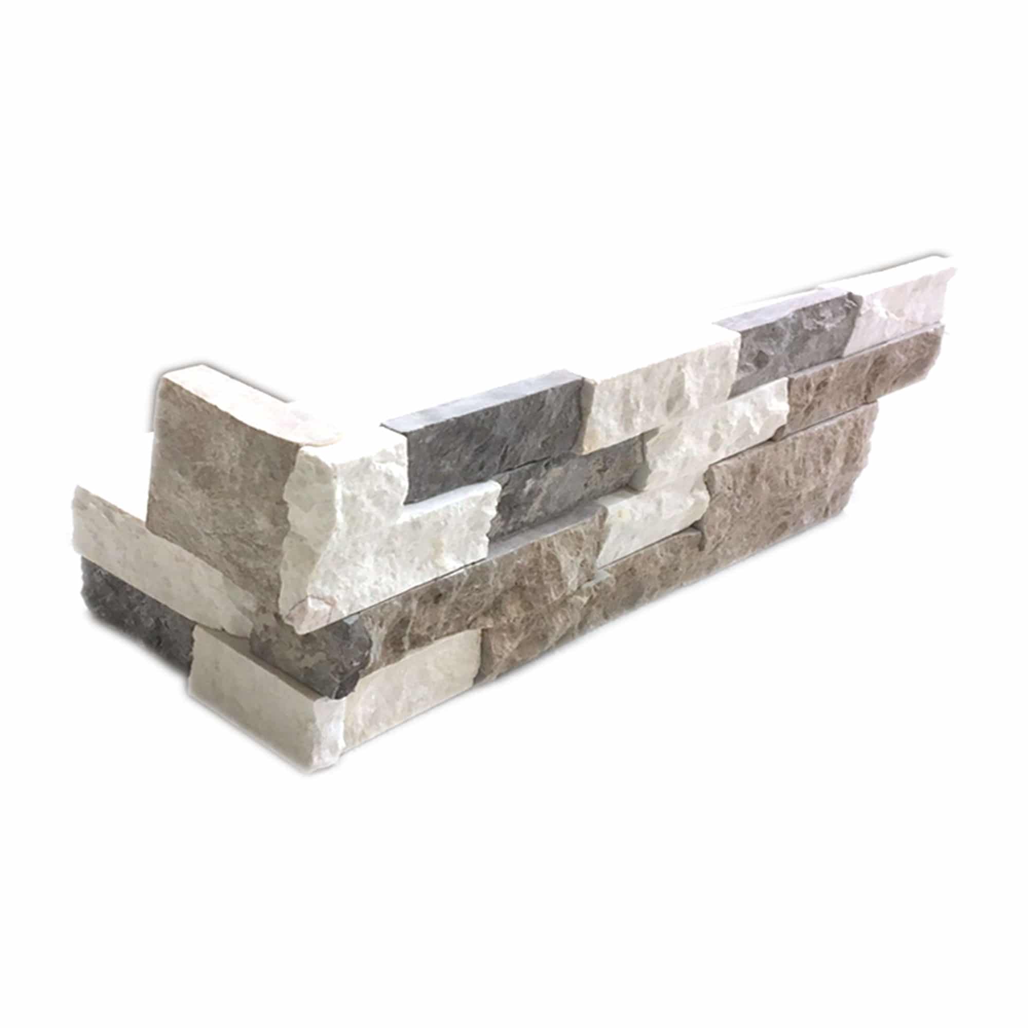 Imperial Vanilla Splitface Ledger Corner – LW Stone