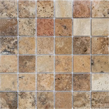 Cappadocia 2″x2″ Travertine Mosaic – LW Stone