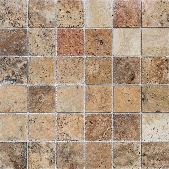 Cappadocia 2″x2″ Travertine Mosaic – LW Stone