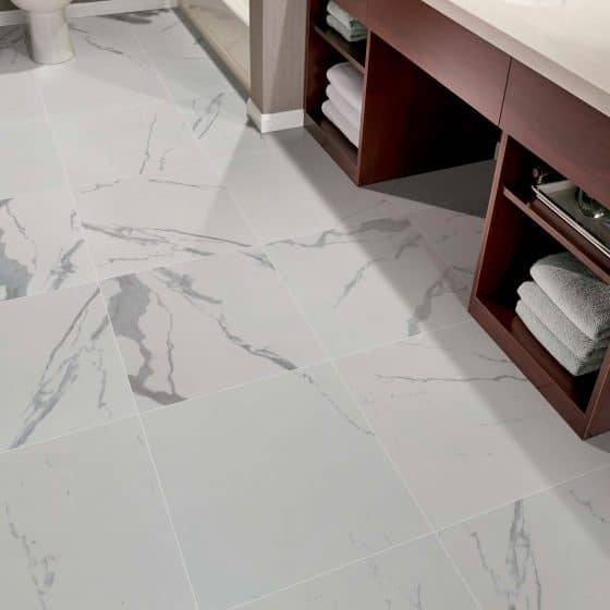 Venato II White 24″x24″ Porcelain Tile – LW Stone