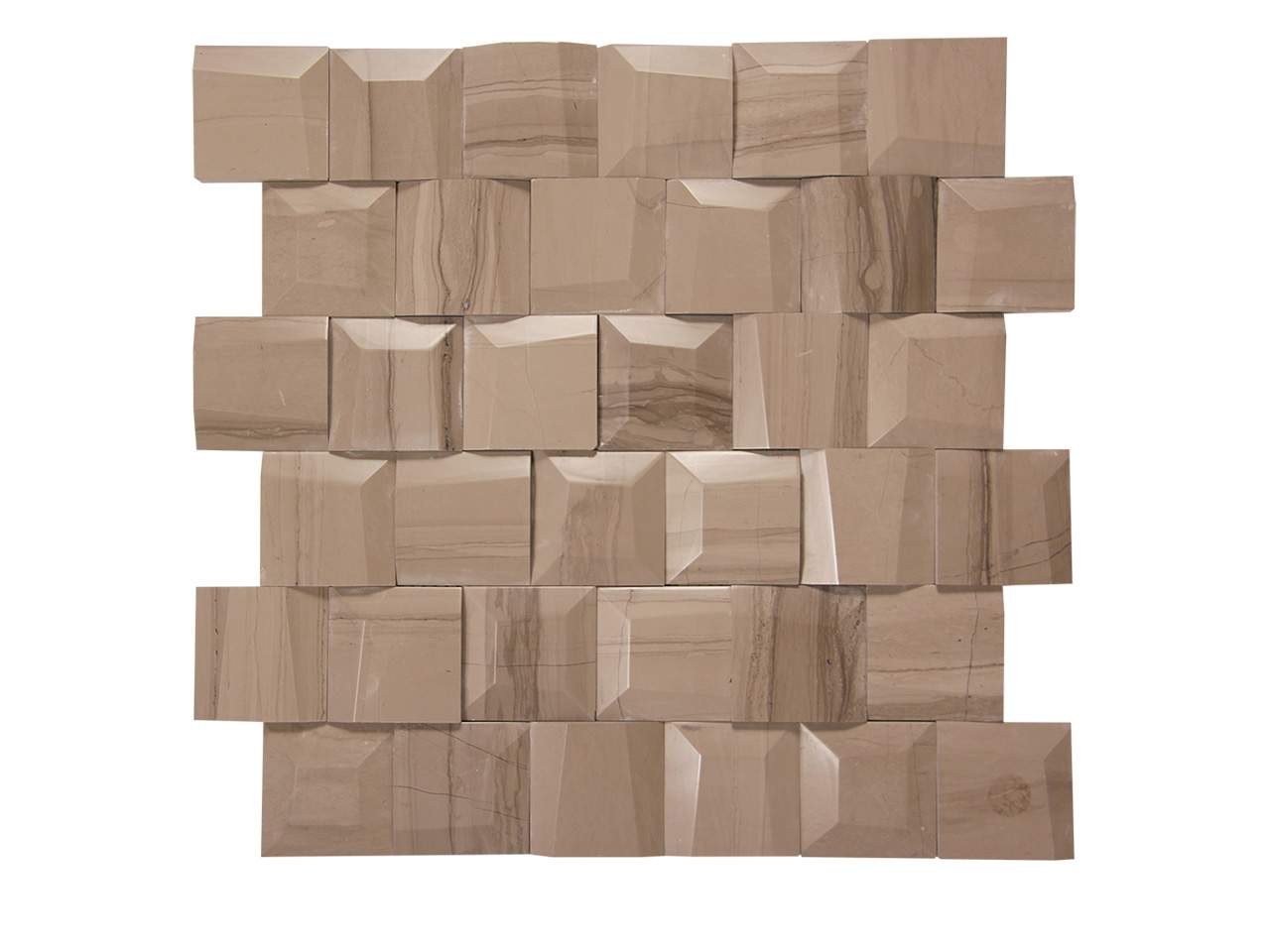 Adamant Athens Grey Geometric Beveled Marble Mosaic – LW Stone