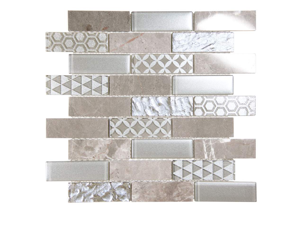 Core Silver Glass Mosaic – LW Stone