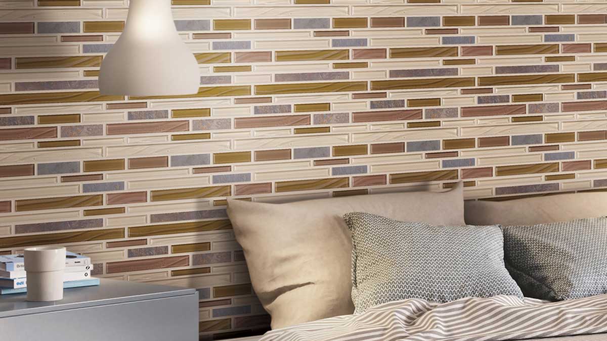 Milan Beige Mosaic Glass Tile – LW Stone