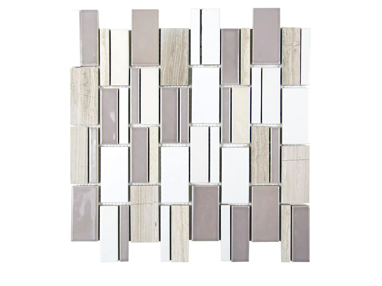 Mirada 73 Mix Grey Ceramic and Marble Tile – LW Stone