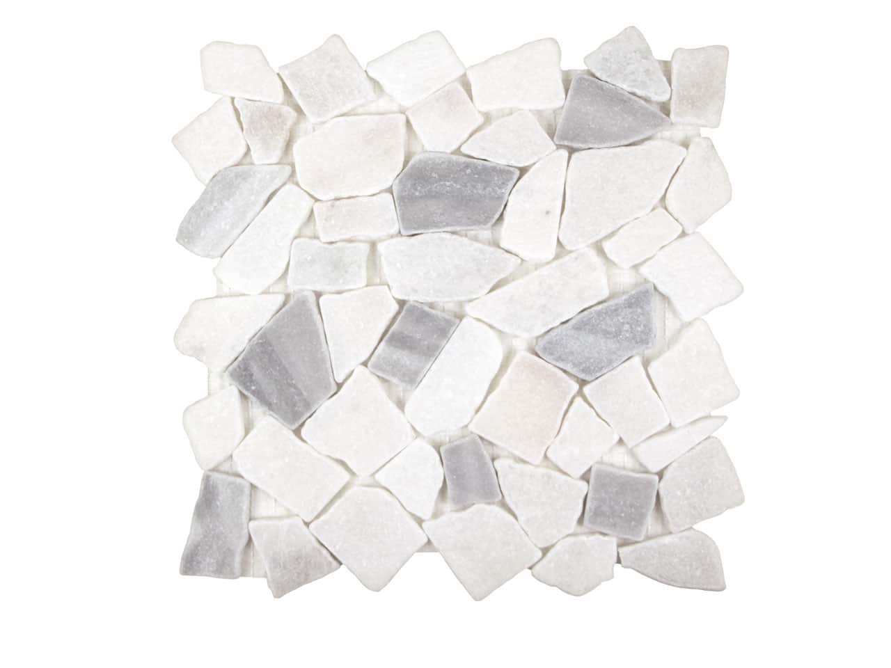 Nuur Mixed Marmara Stone Pebble Marble Mosaic – LW Stone