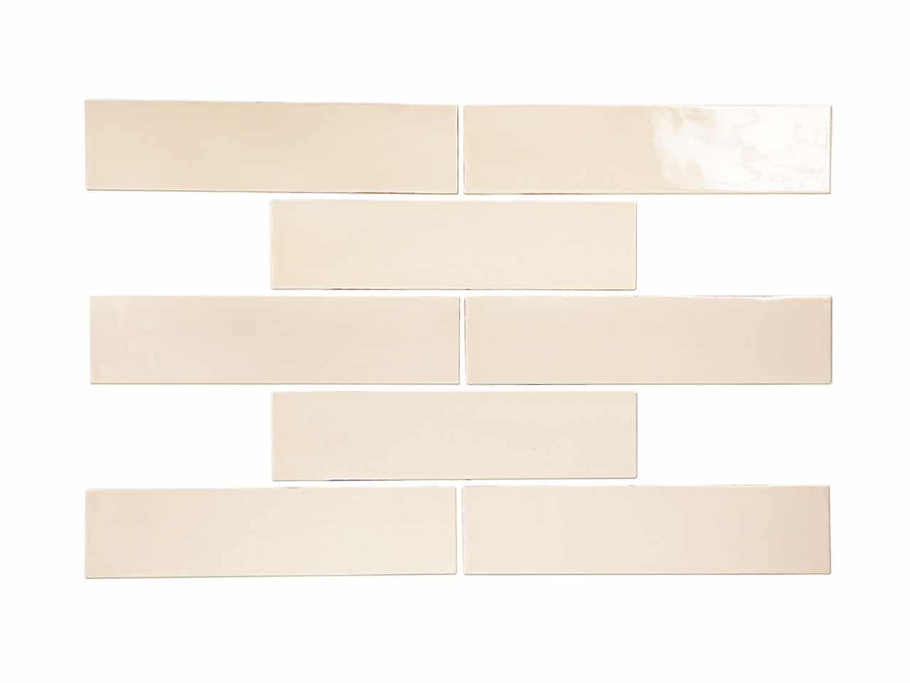 Pastel Buff 2″x8″ Ceramic Mosaic – LW Stone