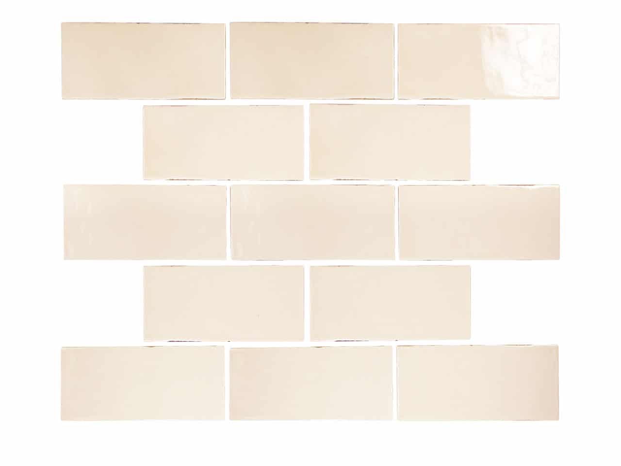 Pastel Buff 3”x6” Ceramic Mosaic – LW Stone