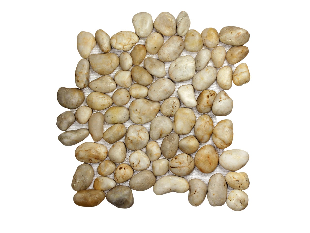 Roundstone White Pebble Marble Mosaic – LW Stone